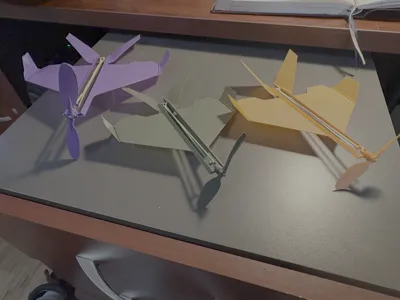 Wind-up aircraft "JetBuzz" by Arty_SC MakerWorld: Download Free 3D Models