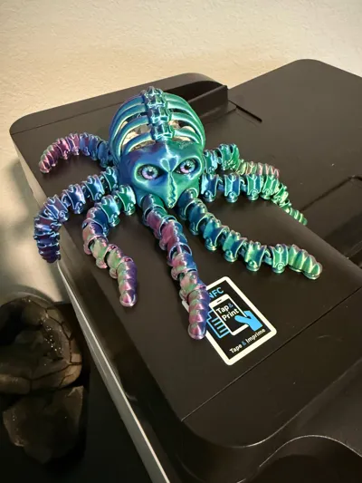 Articulated Skeleton Octopus by 3DPrintyi MakerWorld: Download Free 3D ...