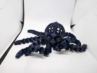 Articulated Skeleton Octopus - Free 3D Print Model - MakerWorld