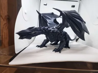 Cyber Mech dragon Scifi Model Statue Figure HI3 by Lexdros8888 ...