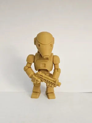 Cute B1-series battle droid - Free 3D Print Model - MakerWorld