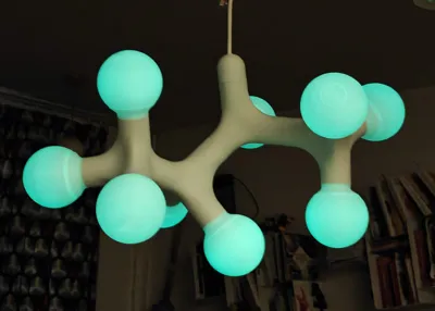 Molecule Lamp - Free 3D Print Model - MakerWorld