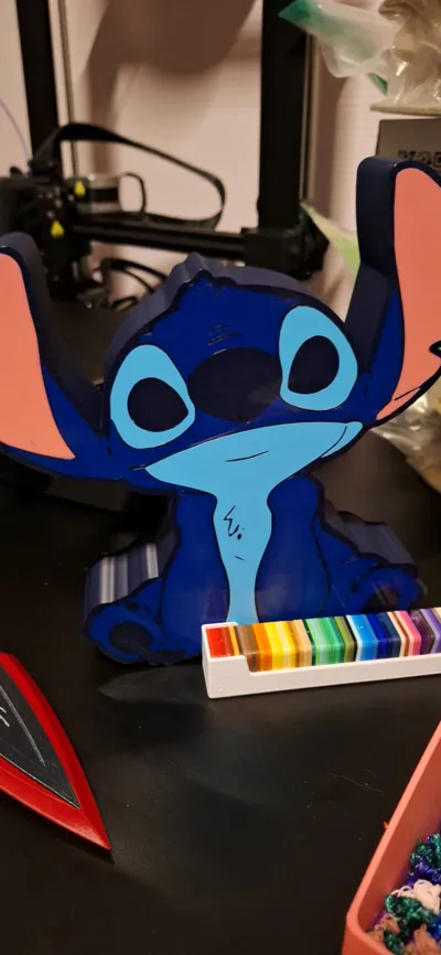 Stitch Light Box - Free 3D Print Model - MakerWorld
