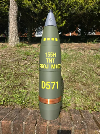Life-Size 155mm Artillery Shell | High Detail by Rexi Labs MakerWorld ...