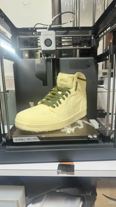 Nike Air Jordan 1 Inspired 3d printable shoes by MOSS 3D MakerWorld: Download Free 3D Models