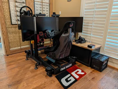 Sim Racing Roll Cage by Mancave_Racecar MakerWorld: Download Free 3D Models