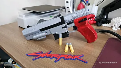 Cyberpunk 2077 Malorian Arms 3516 (Johnny Silverhand) - Free 3D Print ...