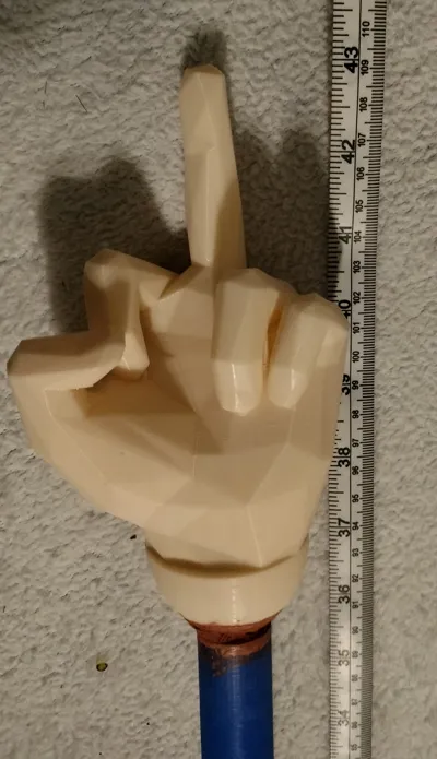 Middle Finger Saber collapsible/telescoping middle finger by Joe Wilson ...