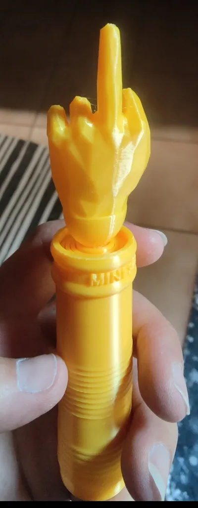 Middle Finger Saber collapsible/telescoping middle finger by Joe Wilson ...