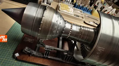 Trent 900 Turbofan Jet Engine Model - Free 3D Print Model - MakerWorld