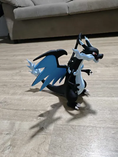 Mega Charizard X (Multi-Color Print) - Free 3D Print Model - MakerWorld