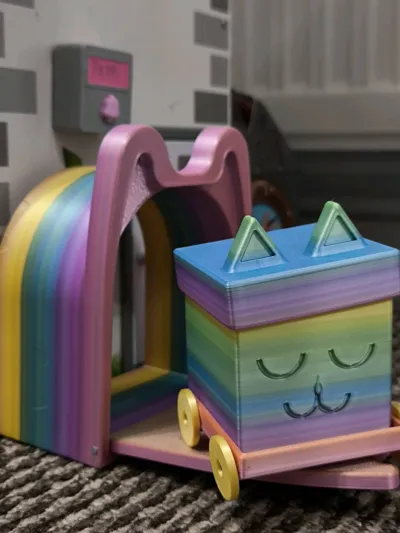 Gabbys Dollhouse Meow Meow Mailbox and Suprise Box by It Just Might ...