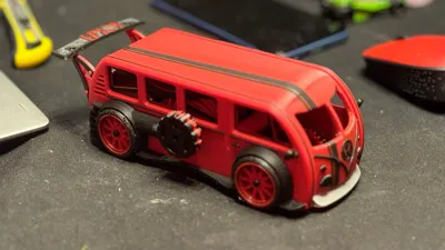 VW Combi van - Spring-powered Car - Mini Bus by AD-Concept MakerWorld ...