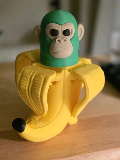 Chimpanzini Bananini articulated toy - Free 3D Print Model - MakerWorld