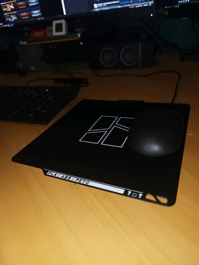 Bambu Lab X1 Carbon Build Plate Mouse Pad - Free 3D Print Model ...