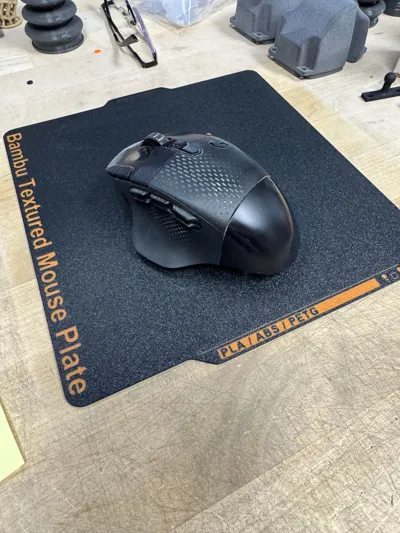 Bambu Lab X1 Carbon Build Plate Mouse Pad by 3DCR8 MakerWorld: Download ...