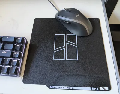 Bambu Lab X1 Carbon Build Plate Mouse Pad - Free 3D Print Model ...