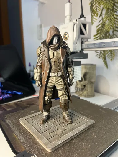 Urban Shadow Operative Figurine - Free 3D Print Model - MakerWorld