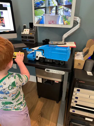 CyberBrick Garbage Truck - Functional RC Truck by Whopper Printing MakerWorld: Download Free 3D ...