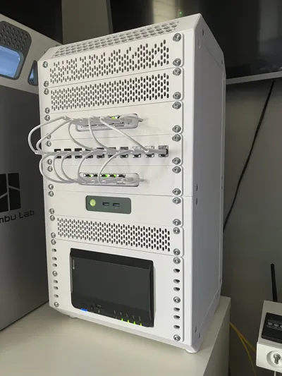 Lab Rax 10" Server Rack - Bolted Version - 5U by mklements MakerWorld ...