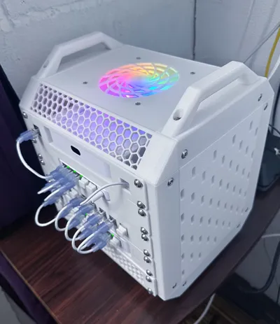 Lab Rax 10" Server Rack - Bolted Version - 5U - Free 3D Print Model ...