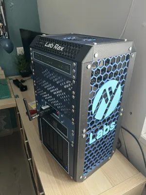 Lab Rax 10" Server Rack - Bolted Version - 5U - Free 3D Print Model ...