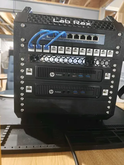 Lab Rax 10" Server Rack - Bolted Version - 5U by mklements MakerWorld ...