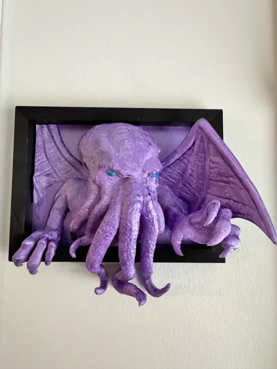 Cthulhu picture nook by Billy&Katie Hooper MakerWorld: Download Free 3D ...