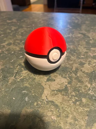 Functional Pokeball Fully Detailed - Free 3D Print Model - MakerWorld