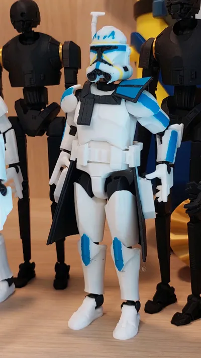 Captain Rex X Dummy 13 (Helmet) - Free 3D Print Model - MakerWorld