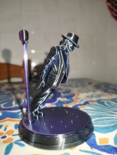 Michael Jackson Anti-Gravity Lean - Free 3D Print Model - MakerWorld