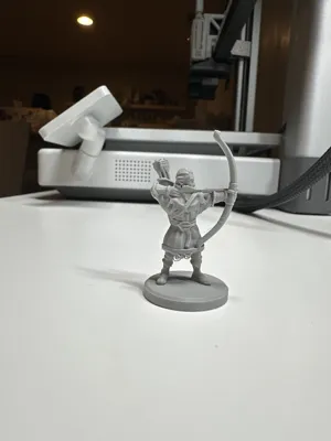 Elf Archer dnd mini Remixed by Darkwing - MakerWorld