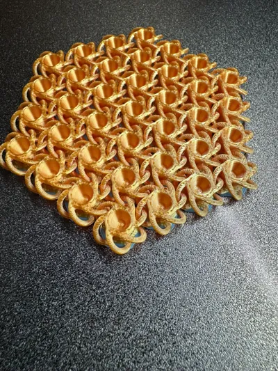 Multi color NASA chainmail by PrintedByJohn - MakerWorld