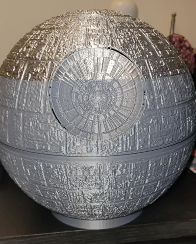 Death Star Lamp - Ikea Fado 17cm Remixed by Kiloler - MakerWorld