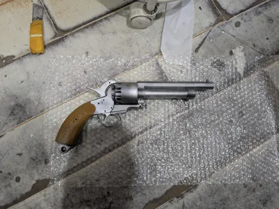 Smith & Wesson No.3 Schofield revolver replica - Free 3D Print Model ...