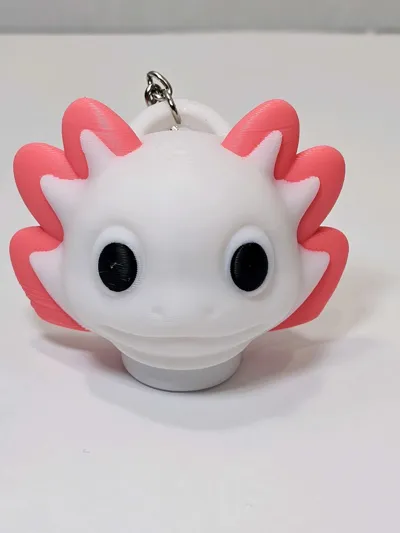 ClickerHeadz - Axolotl Keyboard Clicker and Keychain - Free 3D Print ...