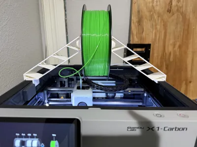 P1S Top Spool Holder for Flexibles & Abrasives - Free 3D Print Model ...
