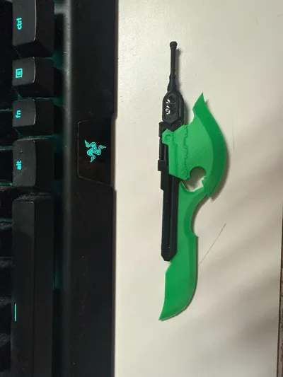 Transformable Switch Axe | MHWilds - Free 3D Print Model - MakerWorld