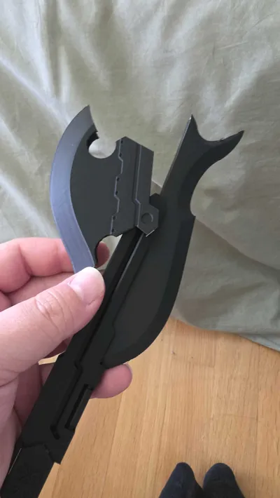 Transformable Switch Axe | MHWilds - Free 3D Print Model - MakerWorld