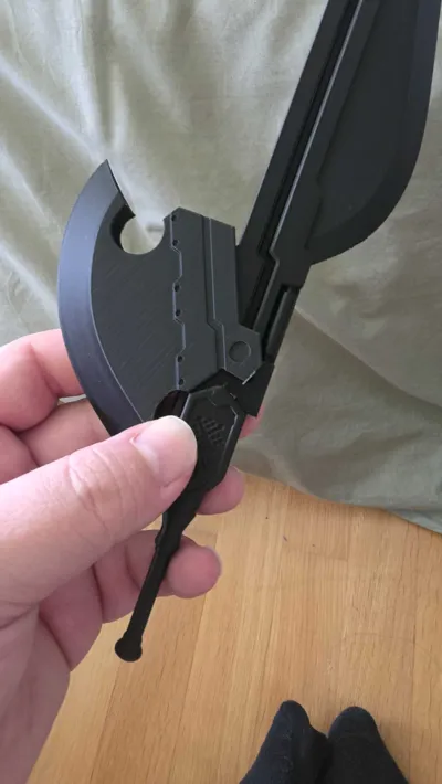 Transformable Switch Axe | MHWilds - Free 3D Print Model - MakerWorld