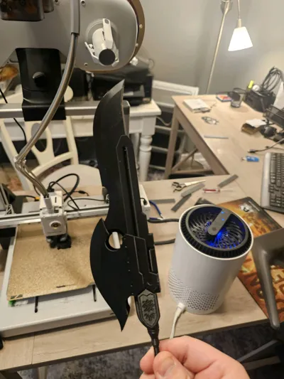Transformable Switch Axe | MHWilds - Free 3D Print Model - MakerWorld