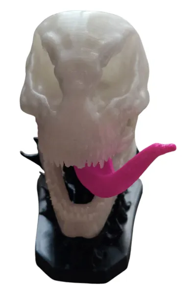 Venom Skull - Free 3D Print Model - MakerWorld