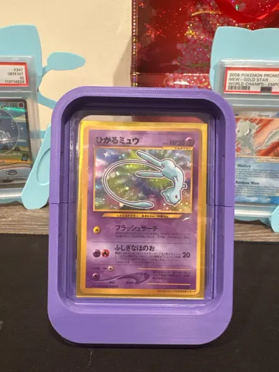 NF Card Display Frame (Pokémon, Magic) - Free 3D Print Model - MakerWorld