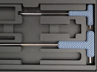 Bambu Lab Genuine Hex Key Handle/Print in Place by 包子是只猫 MakerWorld ...