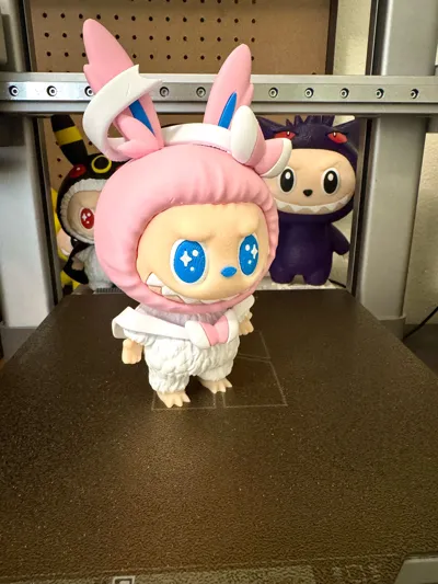 Sylveon Labubu em partes (sem AMS) por dundun MakerWorld: Baixe modelos ...