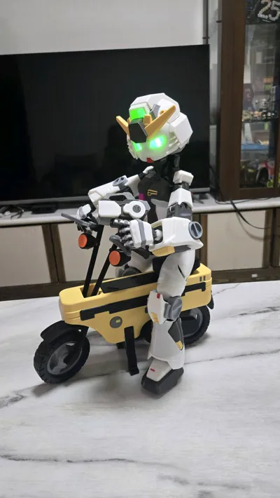 40CM Unicorn Gundam Mecha Girl by AnnIsMax俺叫Max MakerWorld: Download Free 3D Models