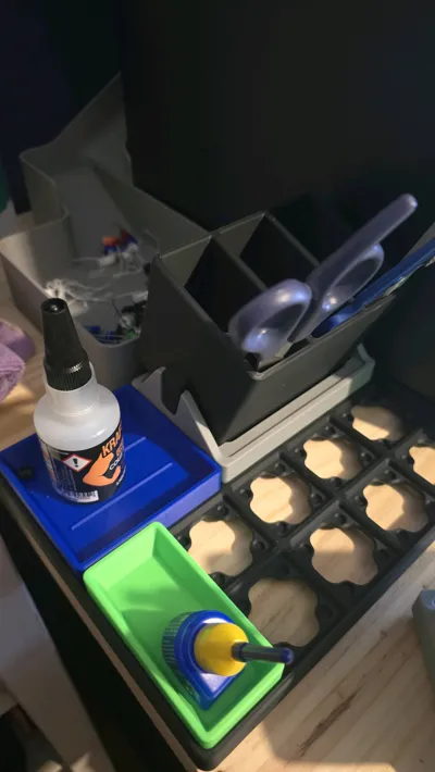 Gridfinity Desktop - Tool Bins by KYZ Design MakerWorld: Download Free 3D Models