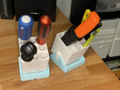 Gridfinity Desktop - Tool Bins by KYZ Design MakerWorld: Download Free 3D Models