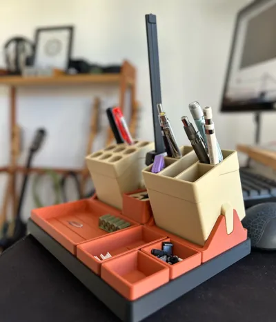 Gridfinity Desktop - Tool Bins by KYZ Design MakerWorld: Download Free 3D Models