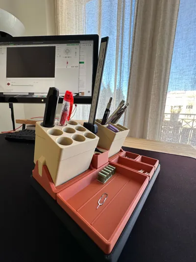 Gridfinity Desktop - Tool Bins by KYZ Design MakerWorld: Download Free 3D Models